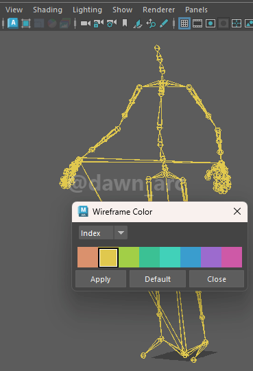 [Maya]Rigging 03 - Visualization